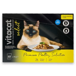 Vitacat Premium Poultry Selection (12×100g) | VETLANE Animal Healthcare LTD