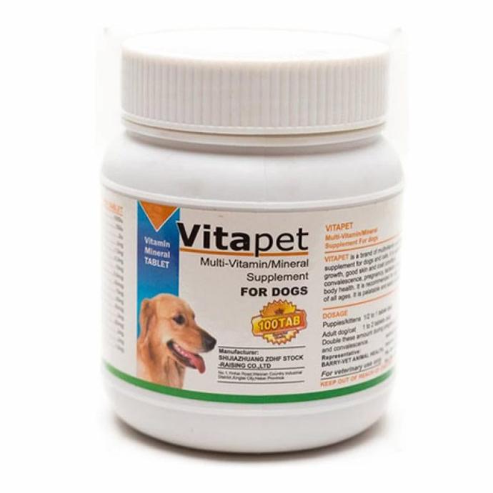 Vitapet Multivitamin (100Tabs) | VETLANE Animal Healthcare LTD